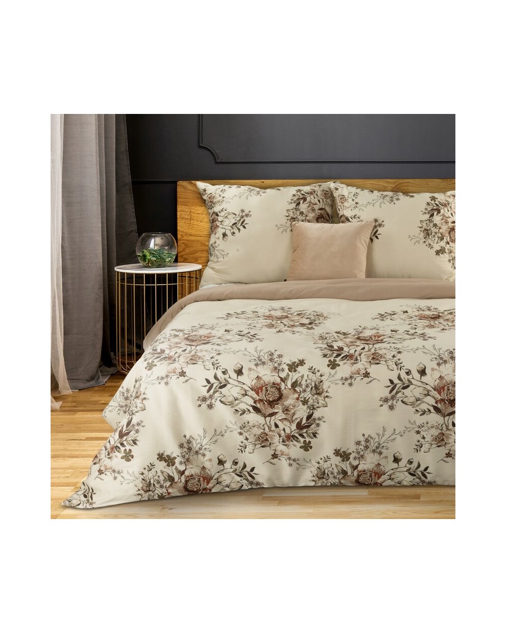 Pościel satyna bawełniana 140x200 + 1x70x80 Spring 06 Eurofirany ...