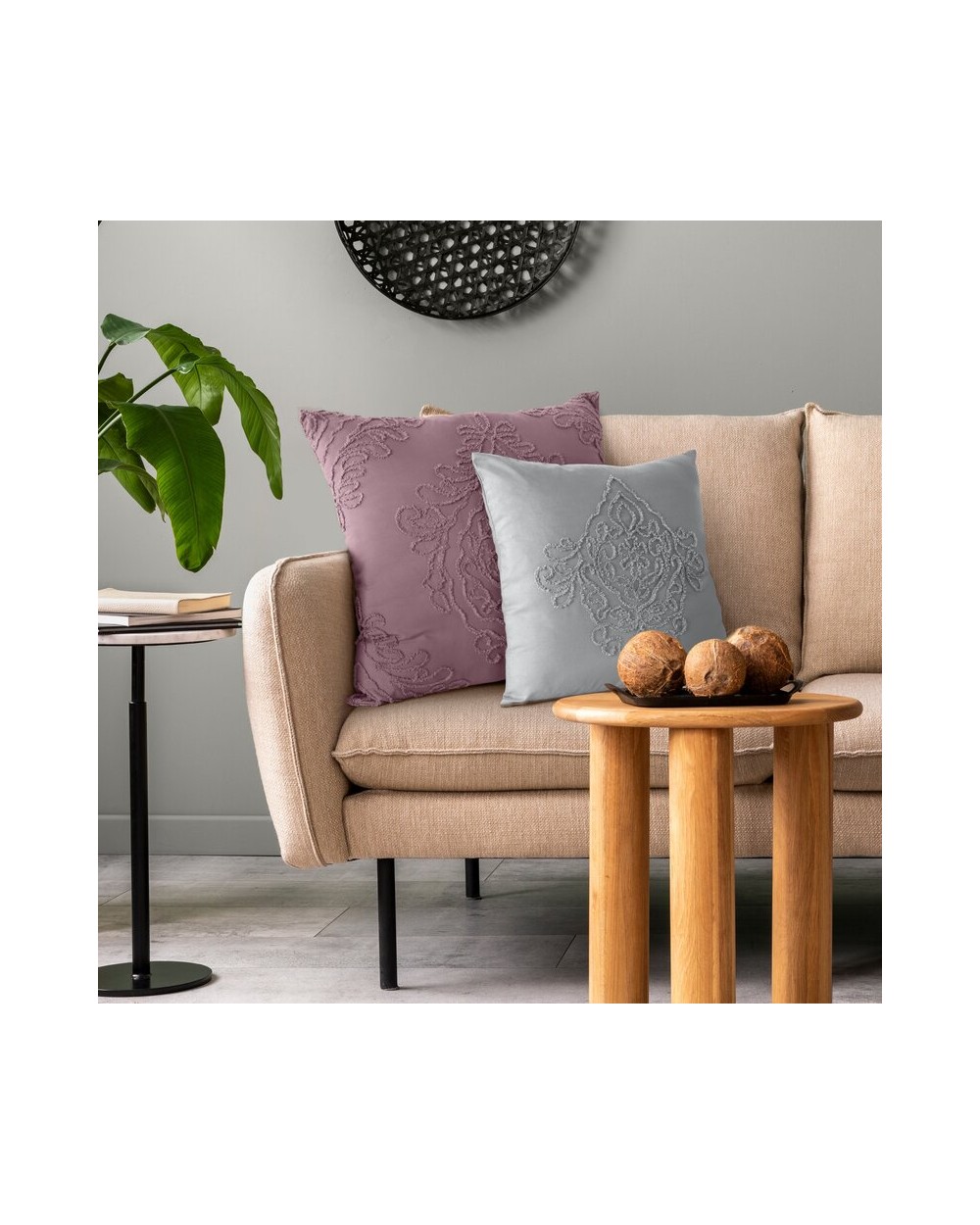 Poszewka 60x60 Mira 2A beżowa Eurofirany – Sklep z pościelą Vege Home